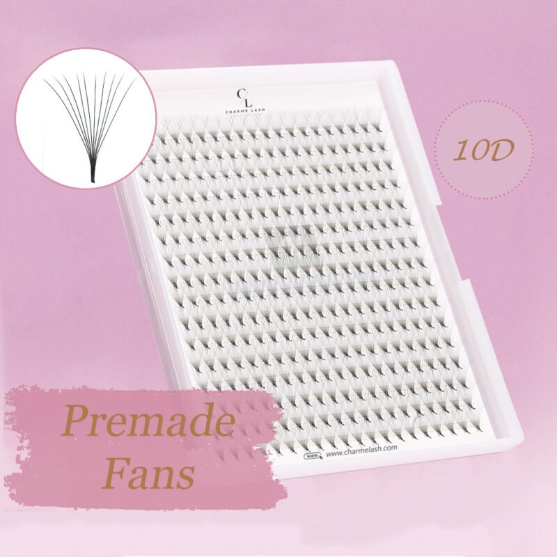 10D Pre-made Fans Eyelash Extensions Pointed Base Fan Soft Lashes ...